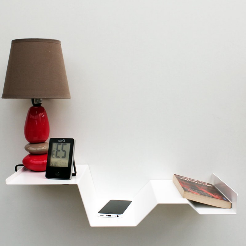 Table de chevet suspendue murale blanche chevet mural table de nuit