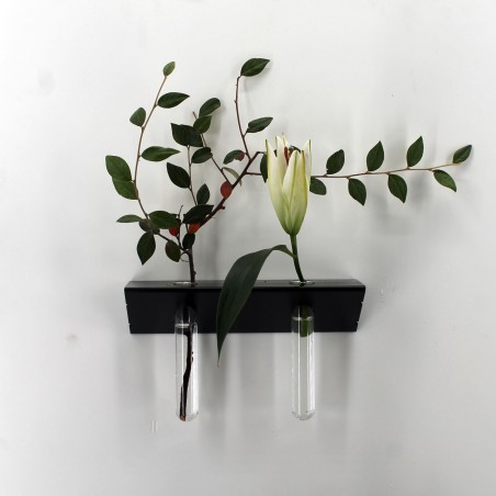 Soliflore mural étagère murale avec soliflore en verre vase soliflore